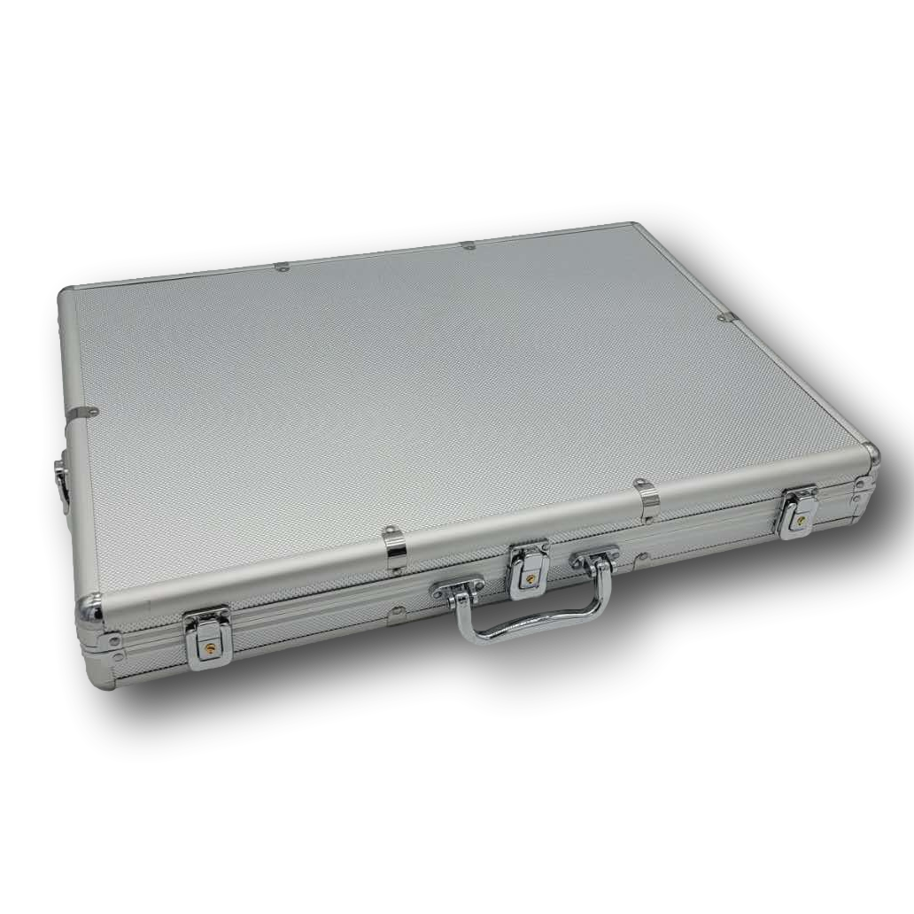 Silver Alum Poker Chip Case (1000 PC) - Shop Now & Secure Your Chips